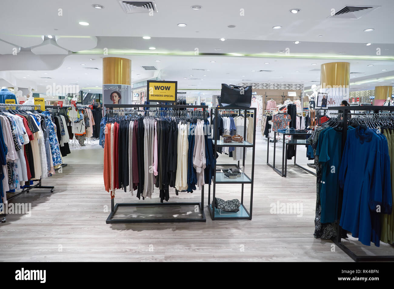 KUALA LUMPUR, MALAYSIA - MAY 09, 2016: inside of Suria KLCC. Suria KLCC ...
