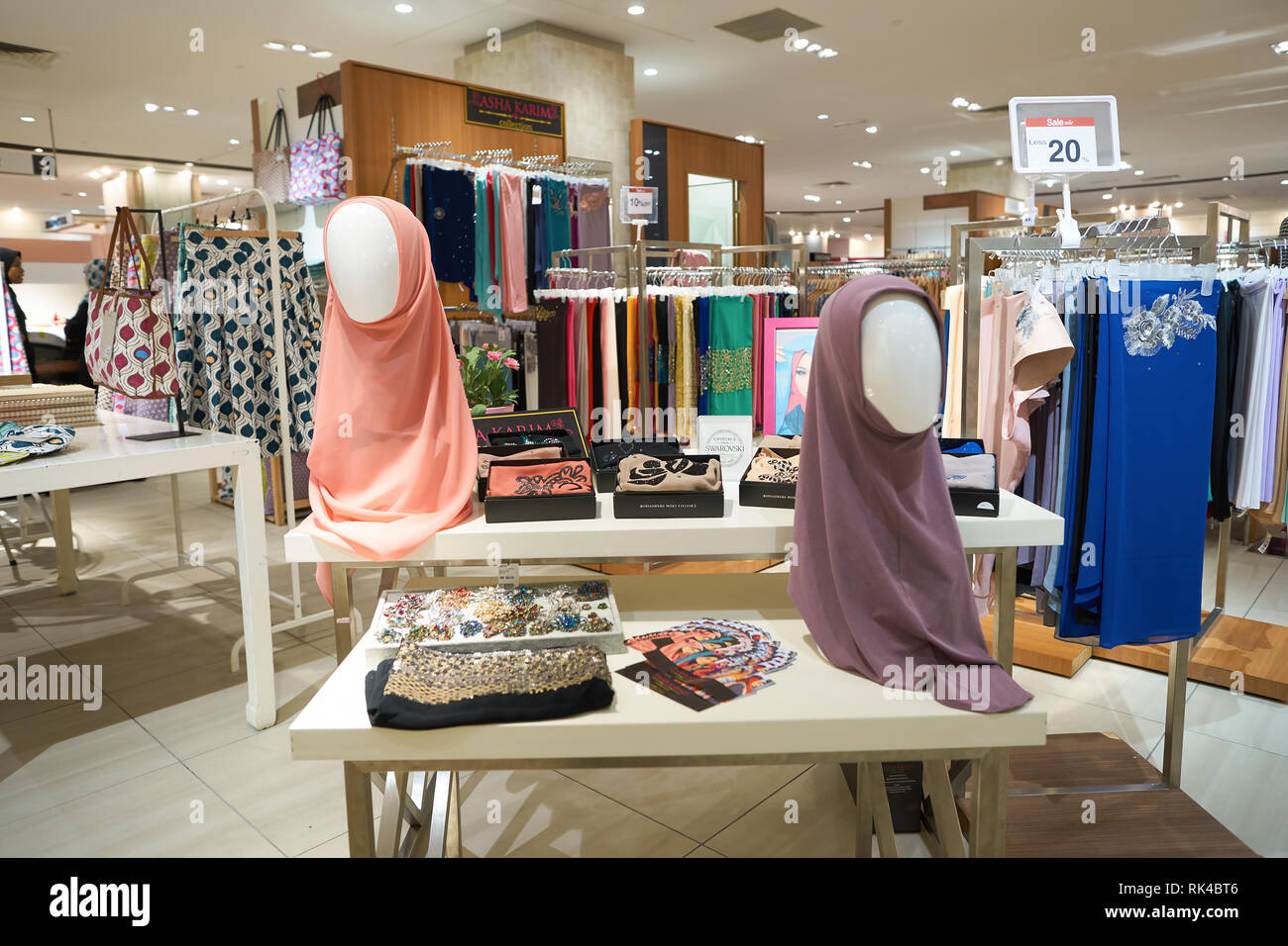 KUALA LUMPUR, MALAYSIA - MAY 09, 2016: inside of Suria KLCC. Suria KLCC ...