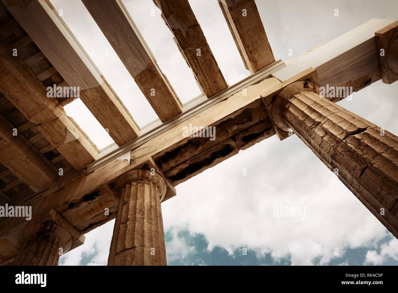 Acropolis historical ruins in Athens, Greece Stock Photo - Alamy