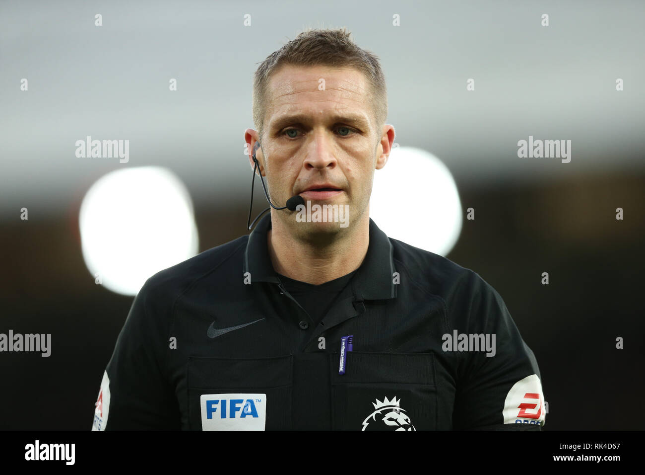 Match referee Craig Pawson during the Premier League match at Selhurst ...