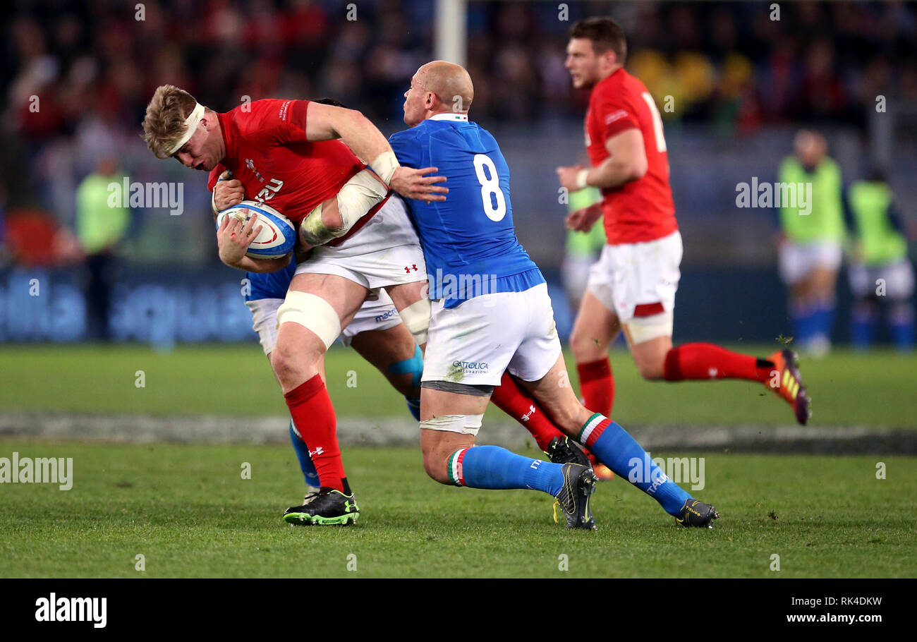 Wales' Aaron Wainwright Stock Photo - Alamy