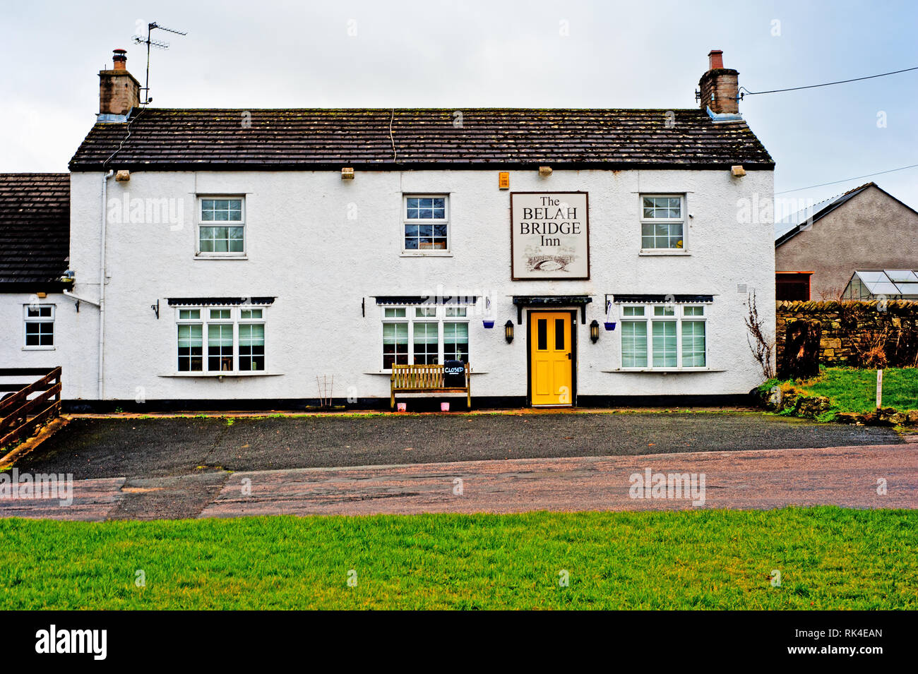 The Belah Bridge Inn, Brough Sowerby, Cumbria, England Stock Photo - Alamy
