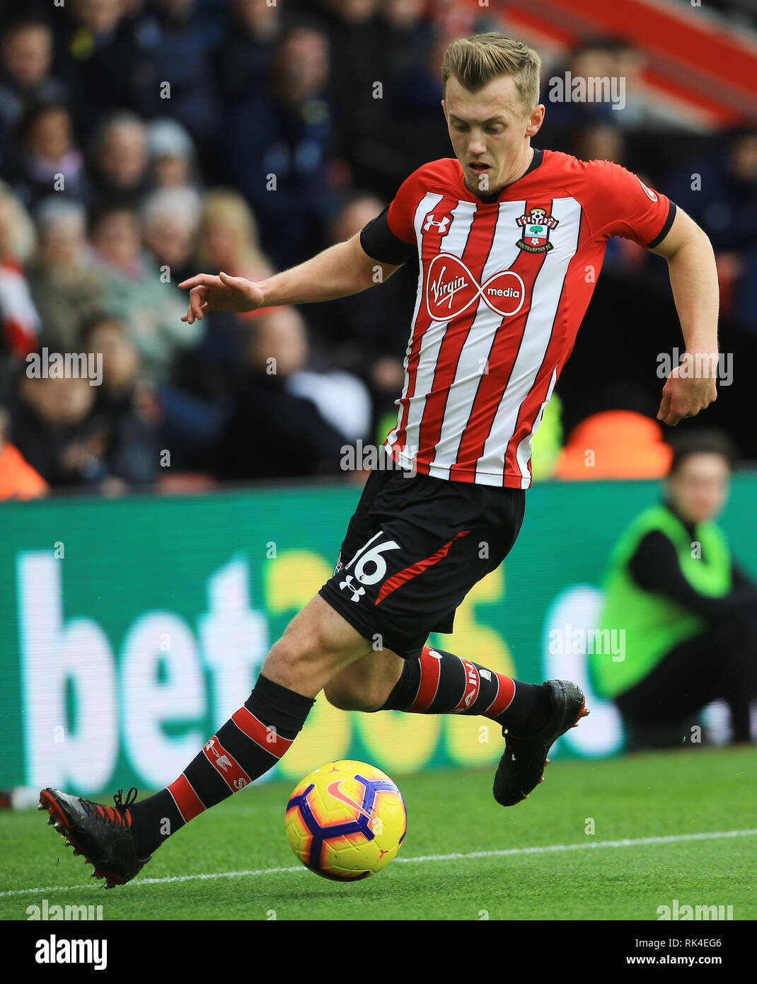 Southampton's James Ward-Prowse during the Premier League match at St ...