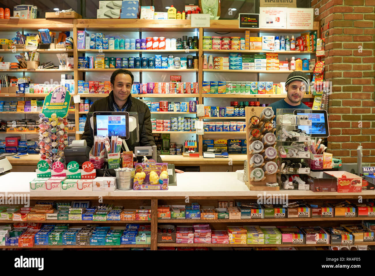 NEW YORK - CIRCA MARCH, 2016: inside food store in Brooklyn. Brooklyn ...