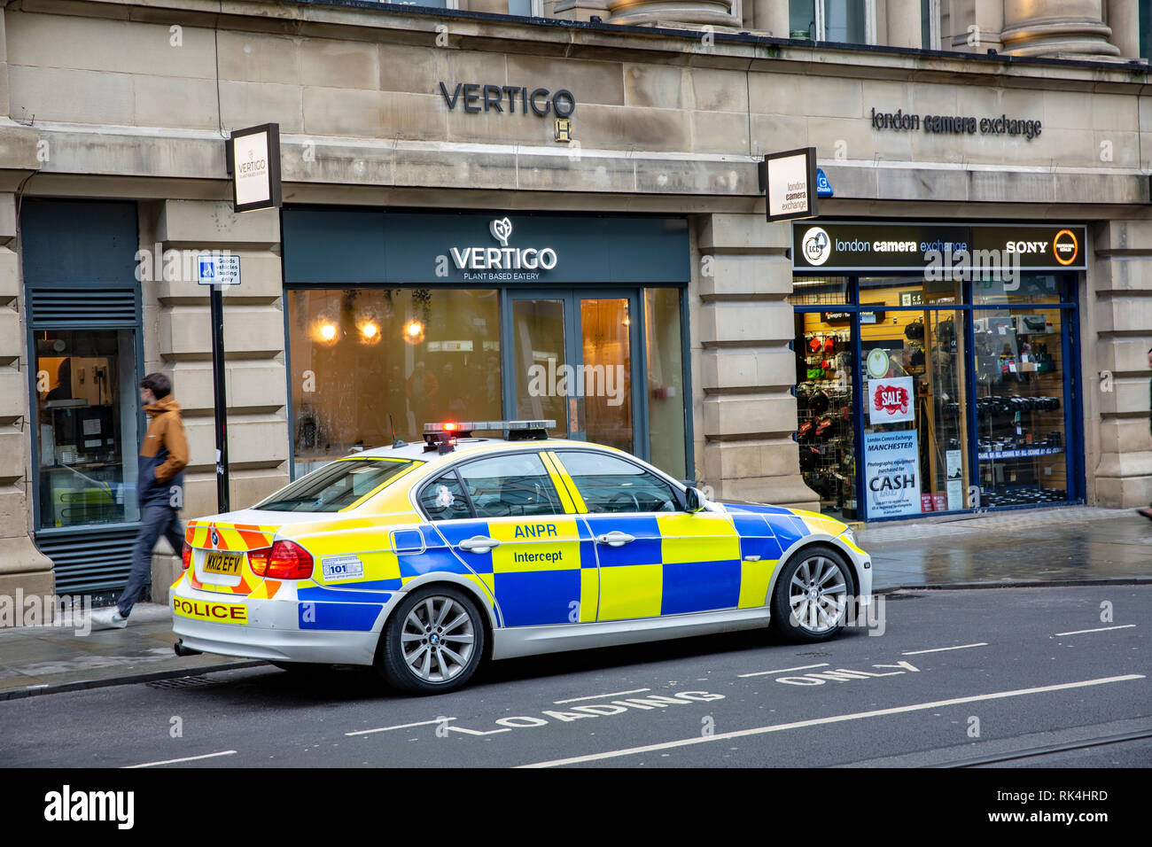 Side view uk police car hi-res stock photography and images - Alamy