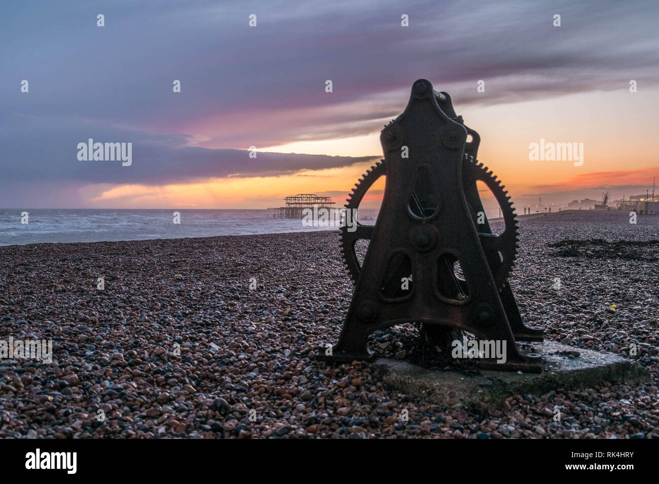 Beach winch hi-res stock photography and images - Alamy