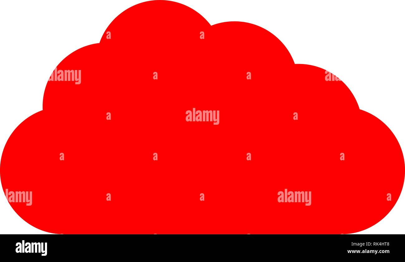 Download red sign clouds Stock Vector Images - Alamy