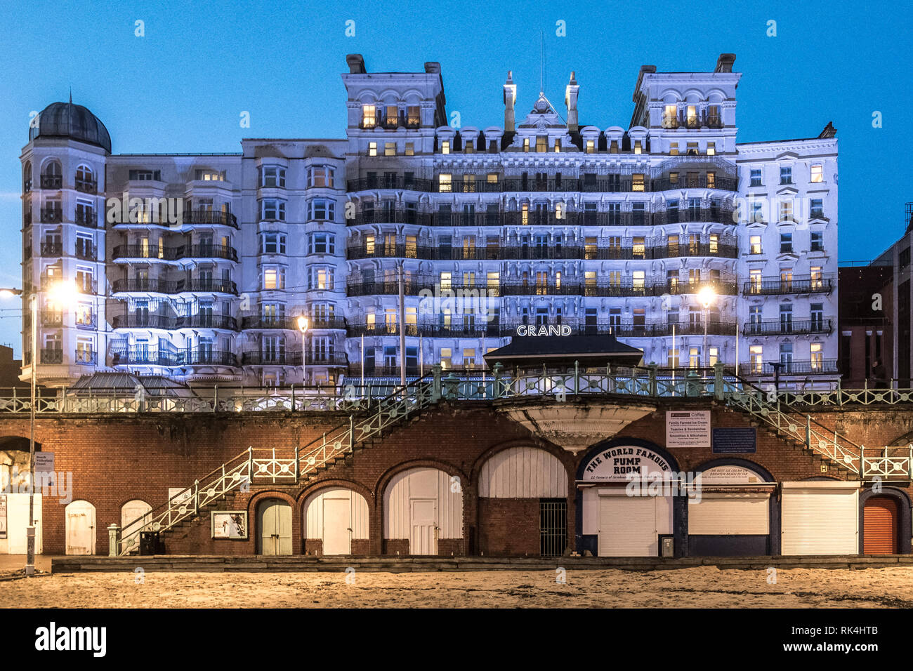 Grand Hotel, Brighton UK Stock Photo - Alamy
