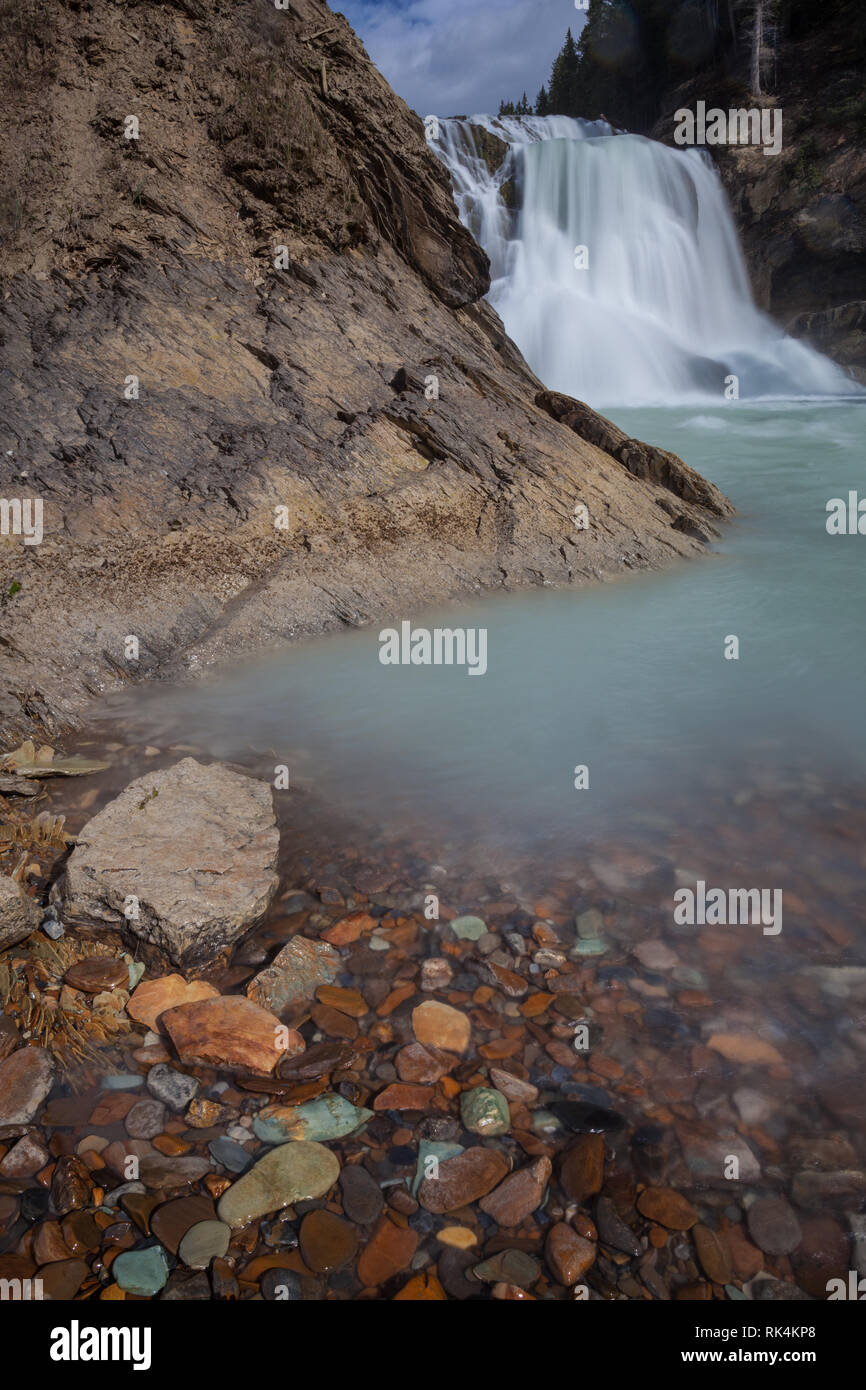 Wapta Falls, Yoho National Park, British Columbia, Canada Stock Photo ...