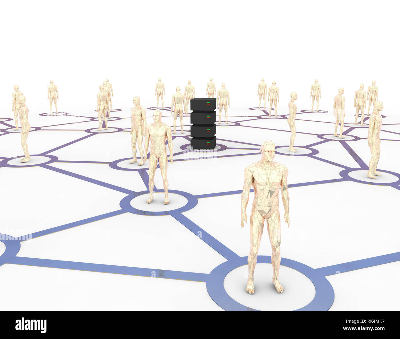 Server network and robot, artificial intelligence network technology ...