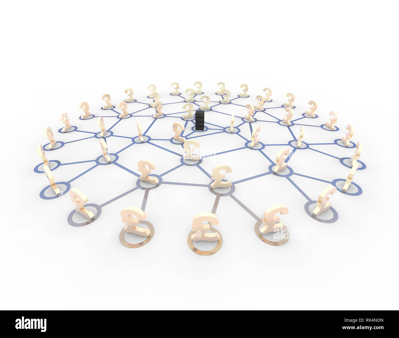Big data network internet connection Cut Out Stock Images & Pictures ...