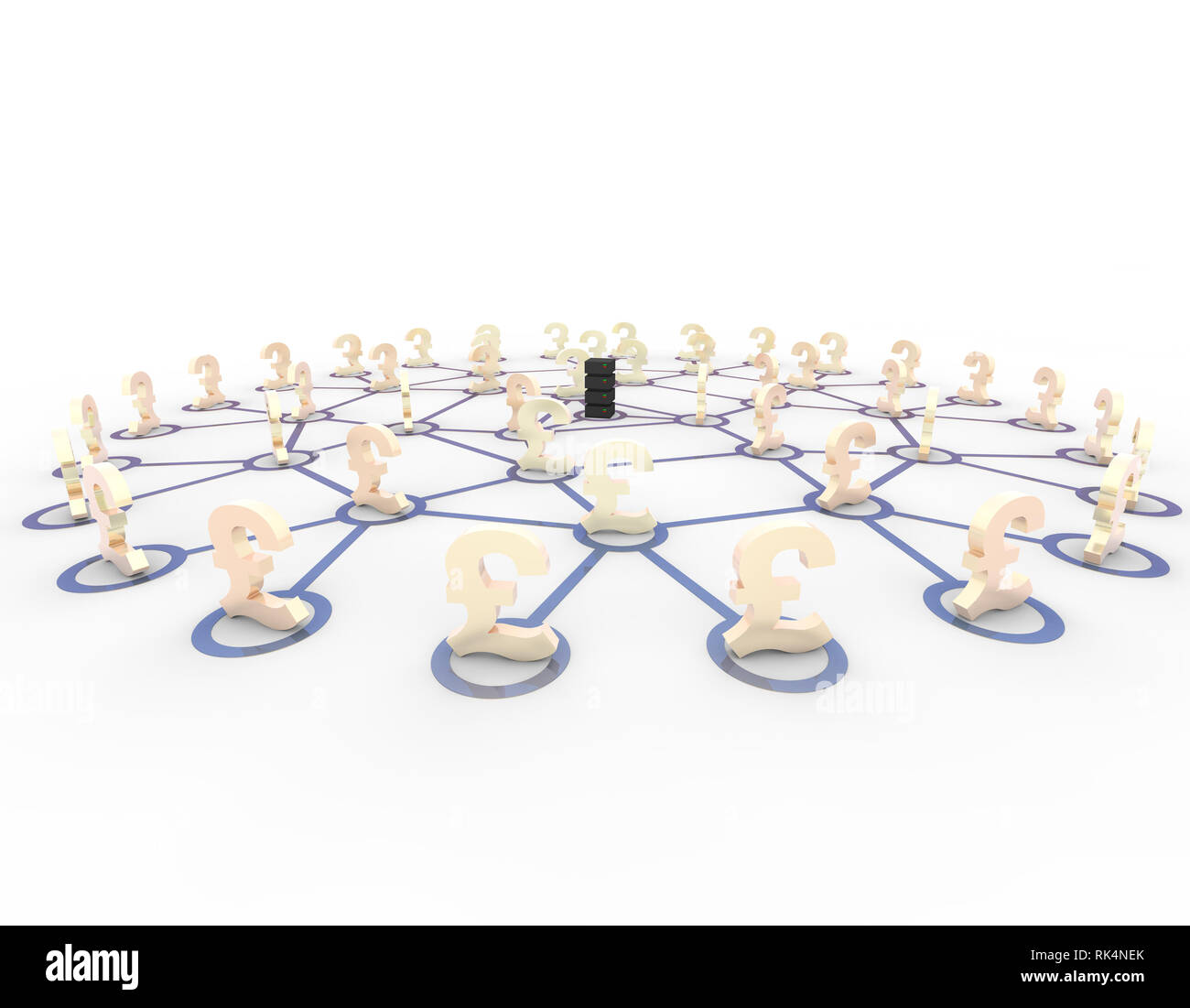 Big data network internet connection Cut Out Stock Images & Pictures ...