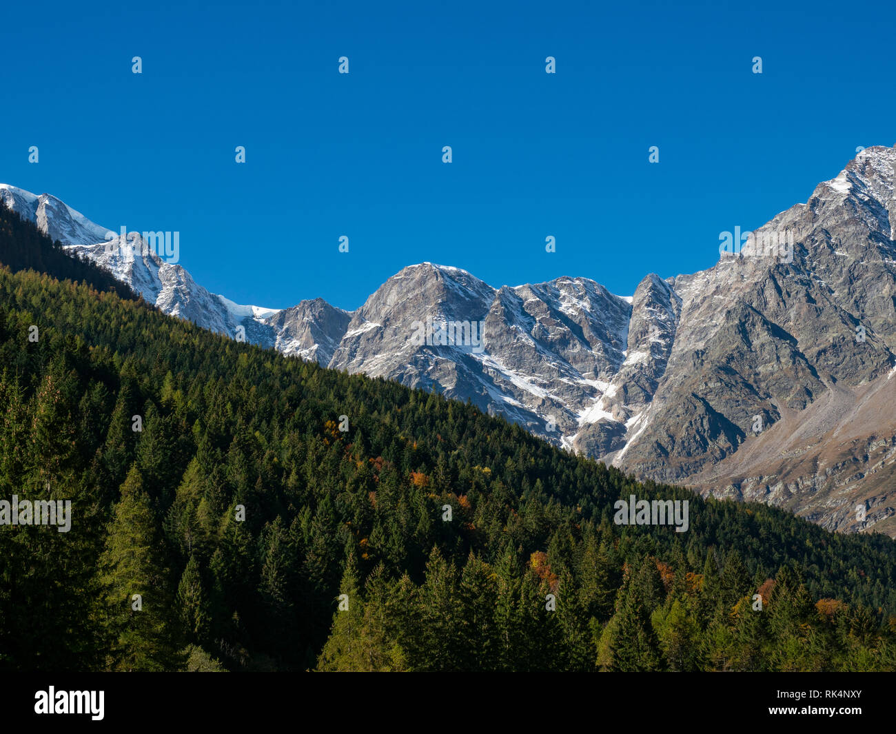 Autumn in the italian alps Stock Photo - Alamy