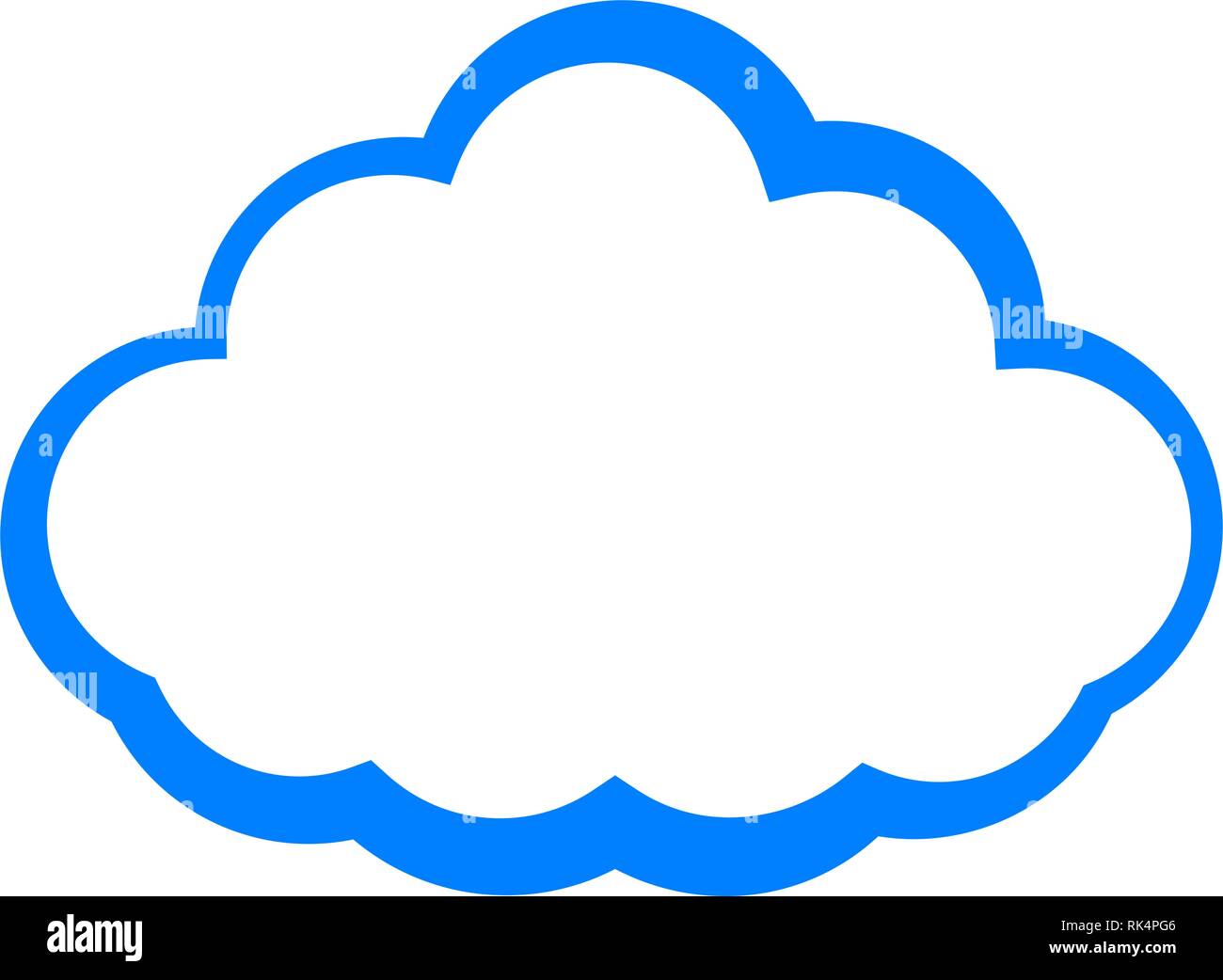 Cloud Outline Clipart