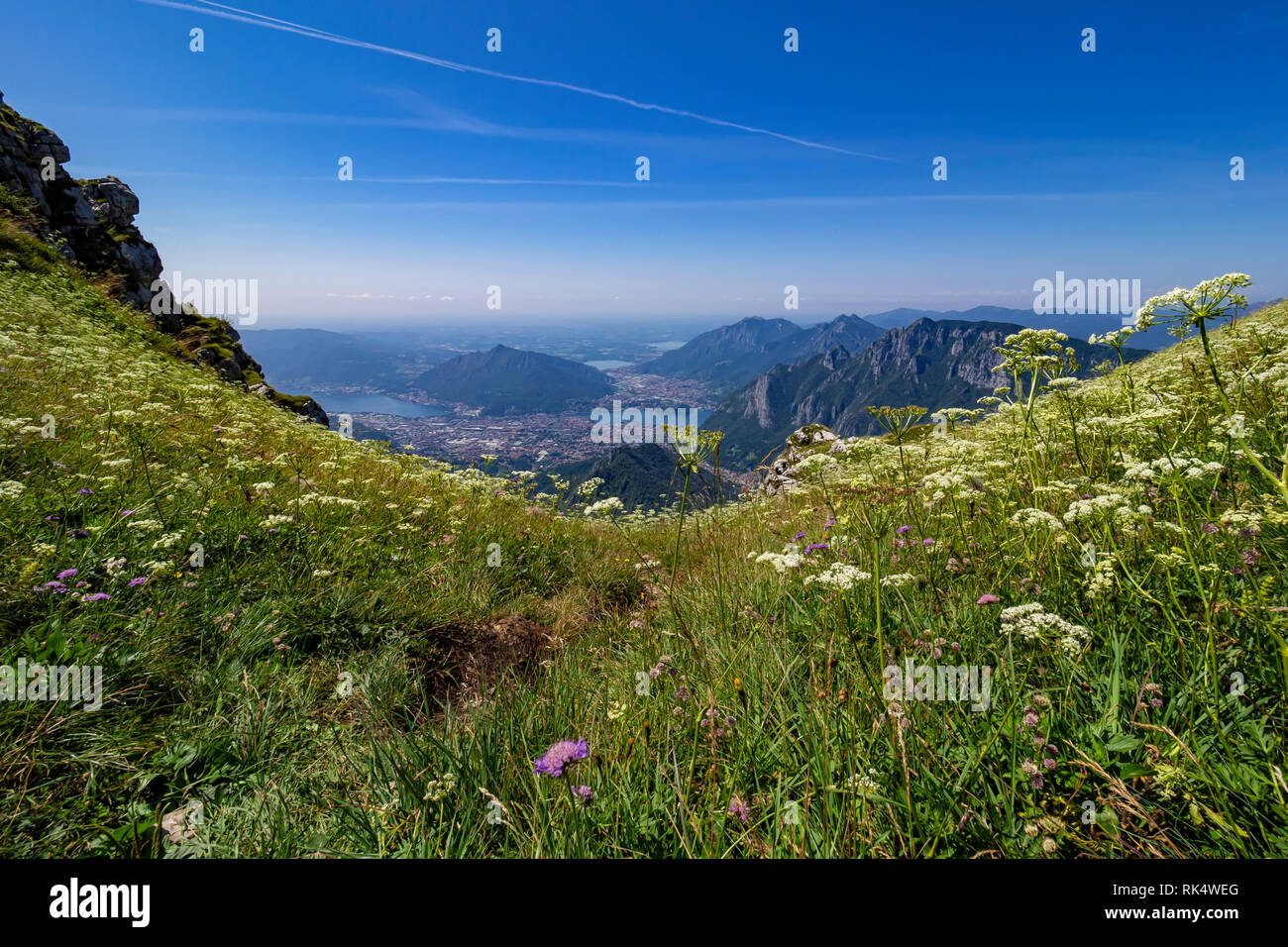 Landscape of Valsassina Stock Photo - Alamy