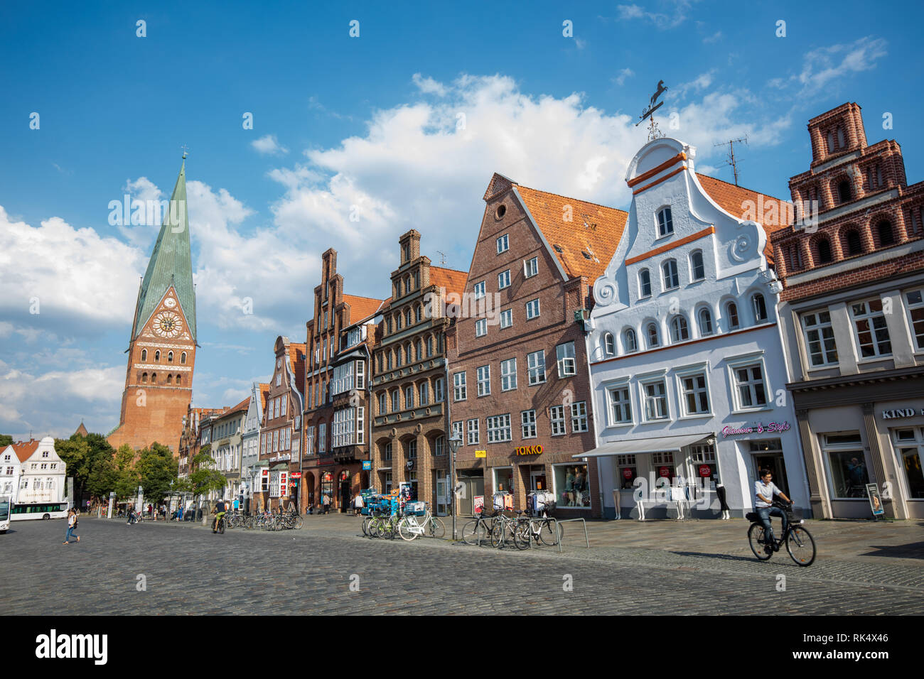 The old city centre of Lüneberg Stock Photo - Alamy