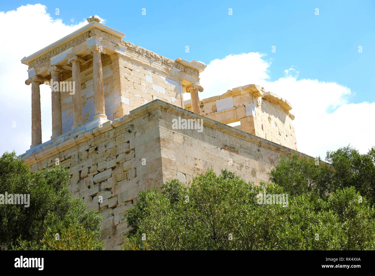 Ruins on the Acropolis hill, Athens, Greece Stock Photo - Alamy