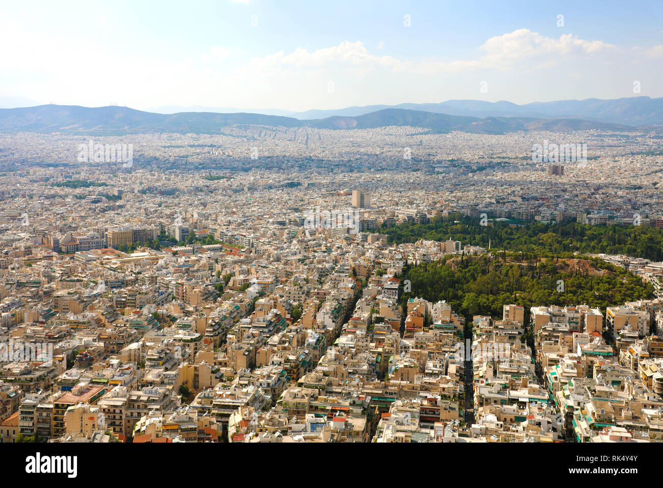View of athens city hi-res stock photography and images - Alamy