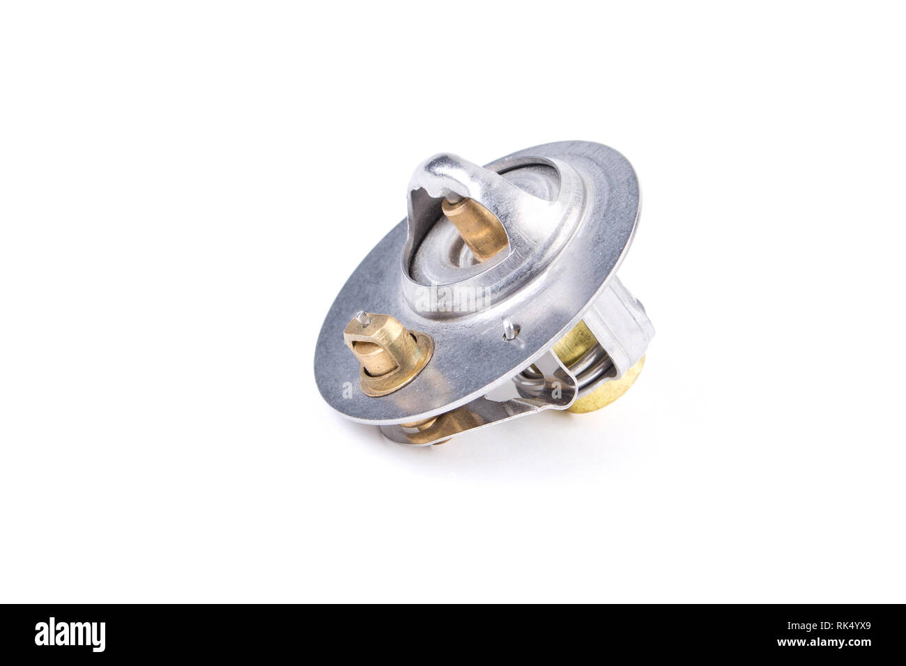 Thermostat car on white background. Auto parts cooling system Stock ...