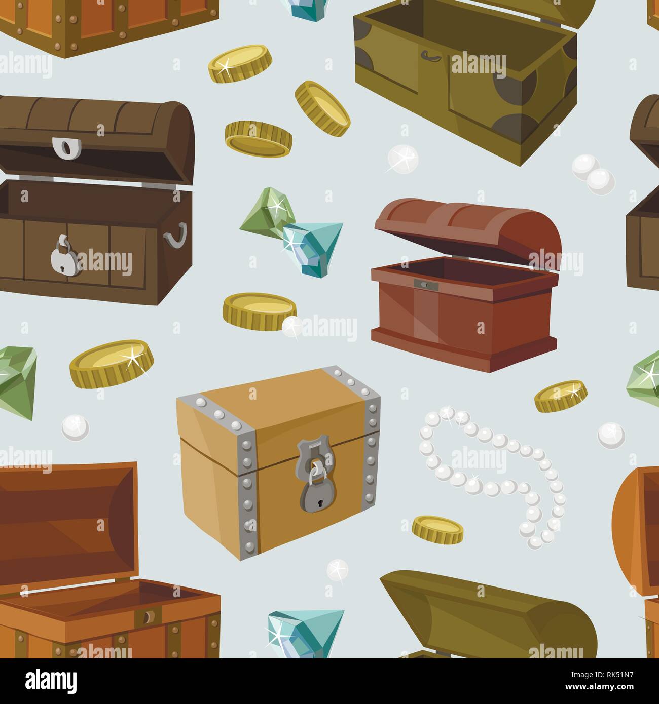 Hidden golden treasure Stock Vector Images - Alamy