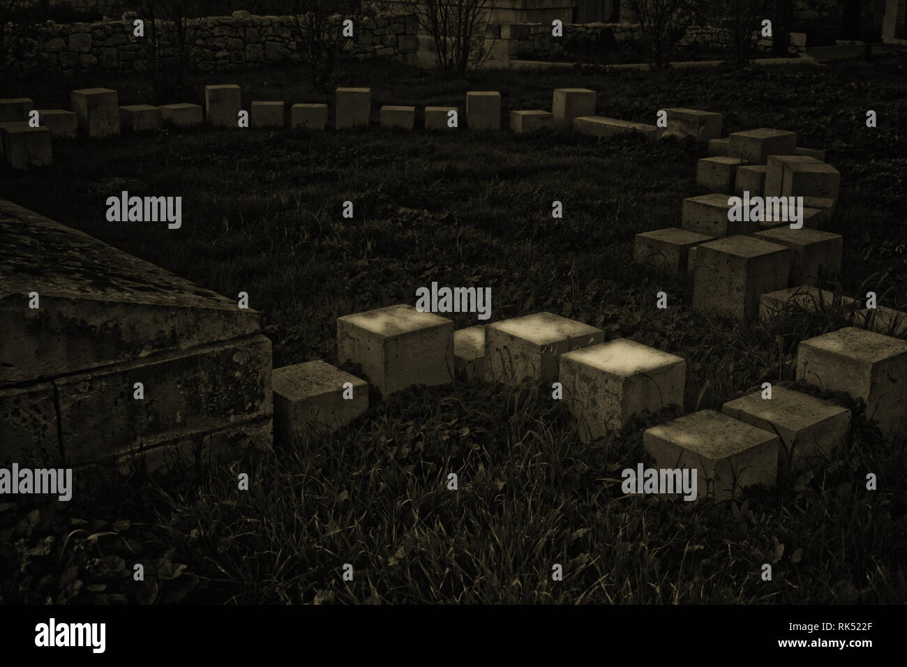 Ancient Cemetery and Ritual Area in the St. Paul`s Catacombs in Malta ...