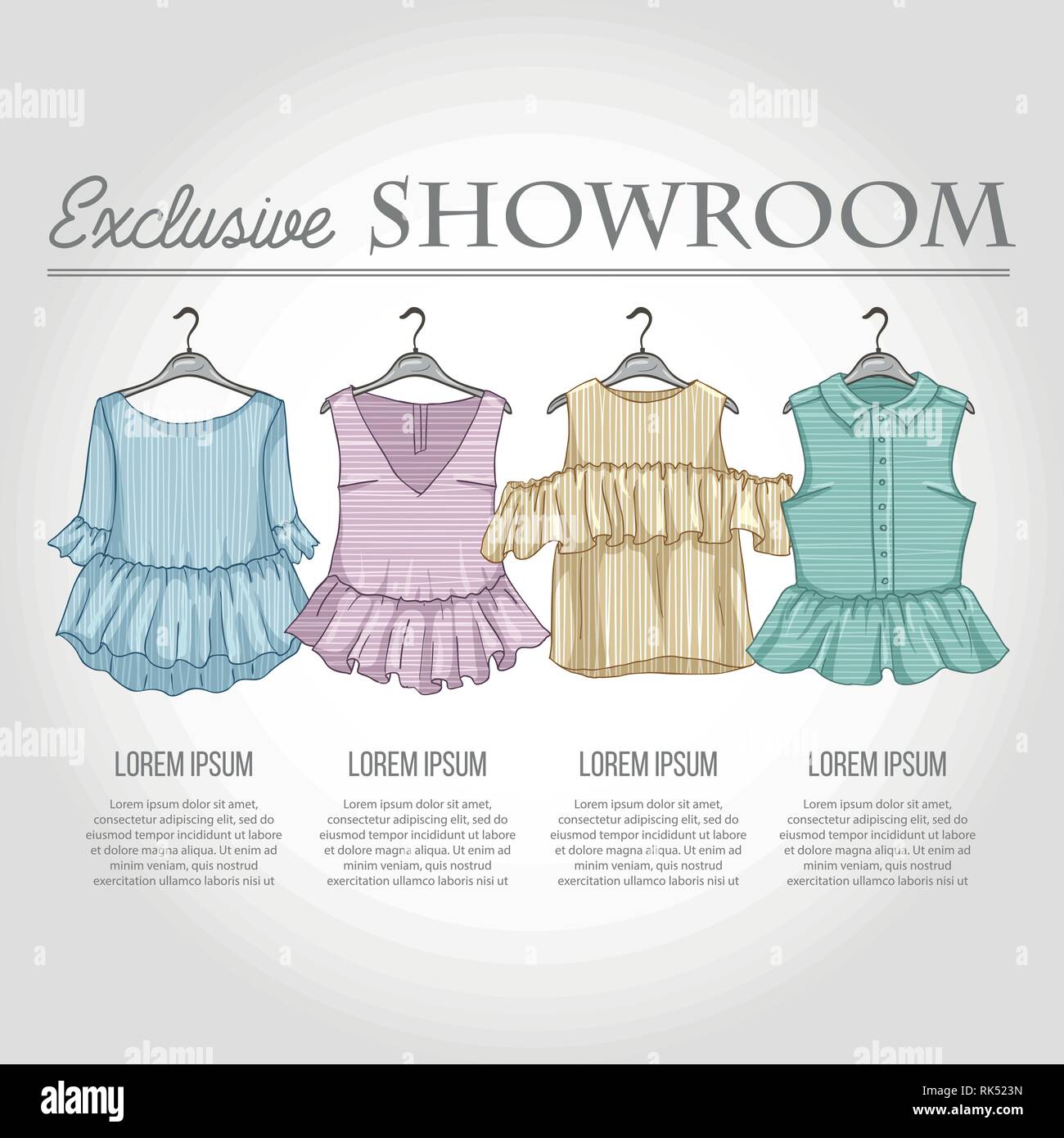 Blouses Stock Vector Images - Alamy