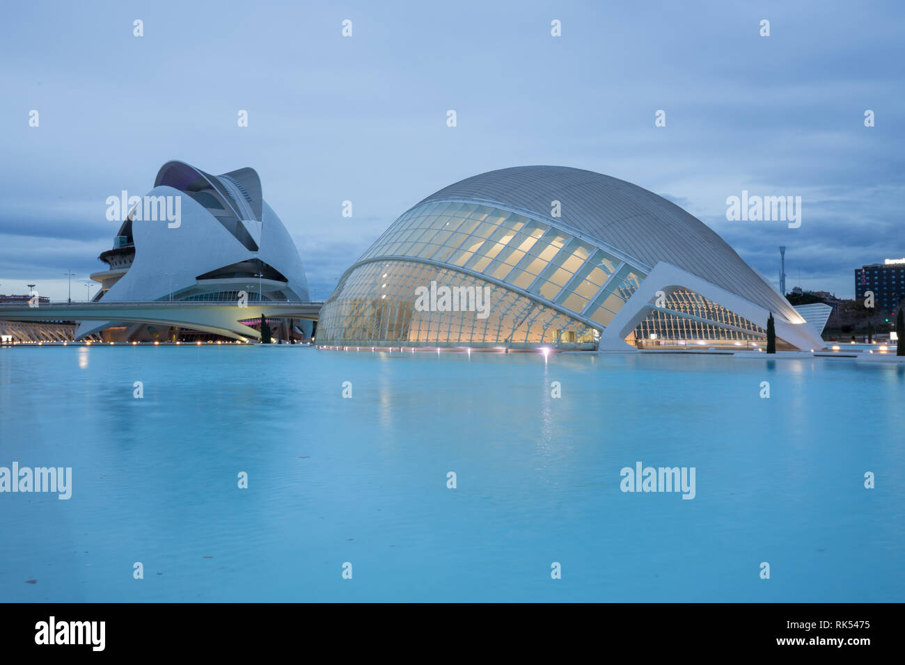 Imax theater and scientific museum in Valencia, Spain Stock Photo - Alamy
