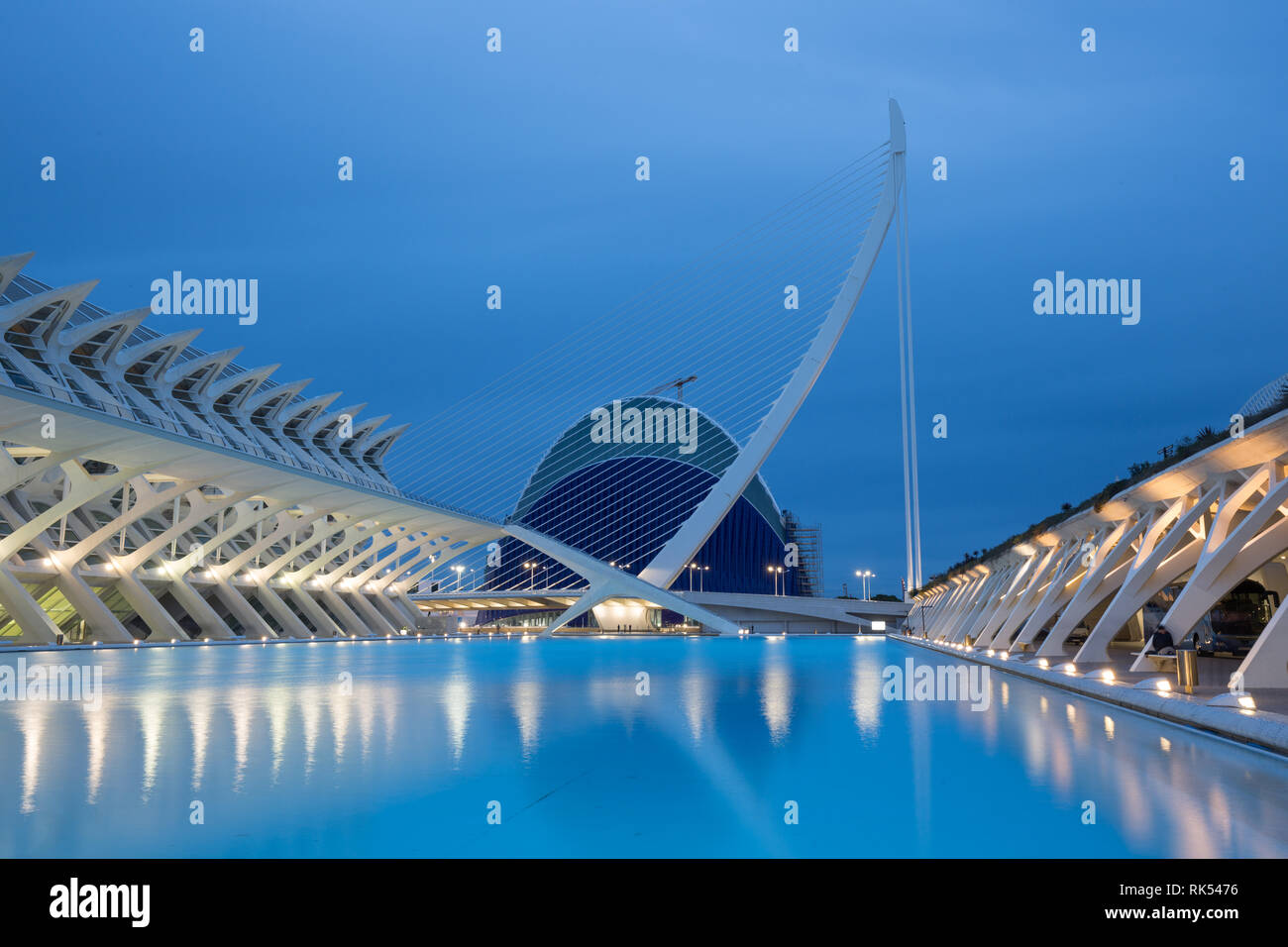 Imax theater and scientific museum in Valencia, Spain Stock Photo - Alamy