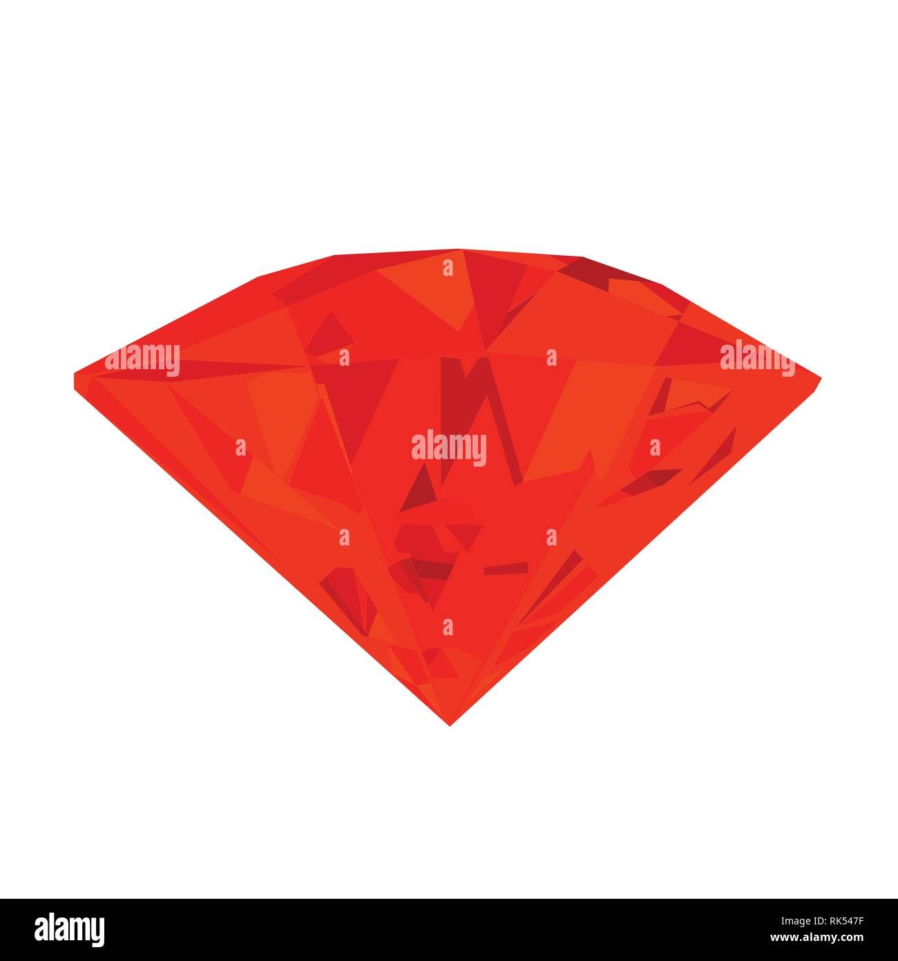 Red gemstones Stock Vector Images - Alamy