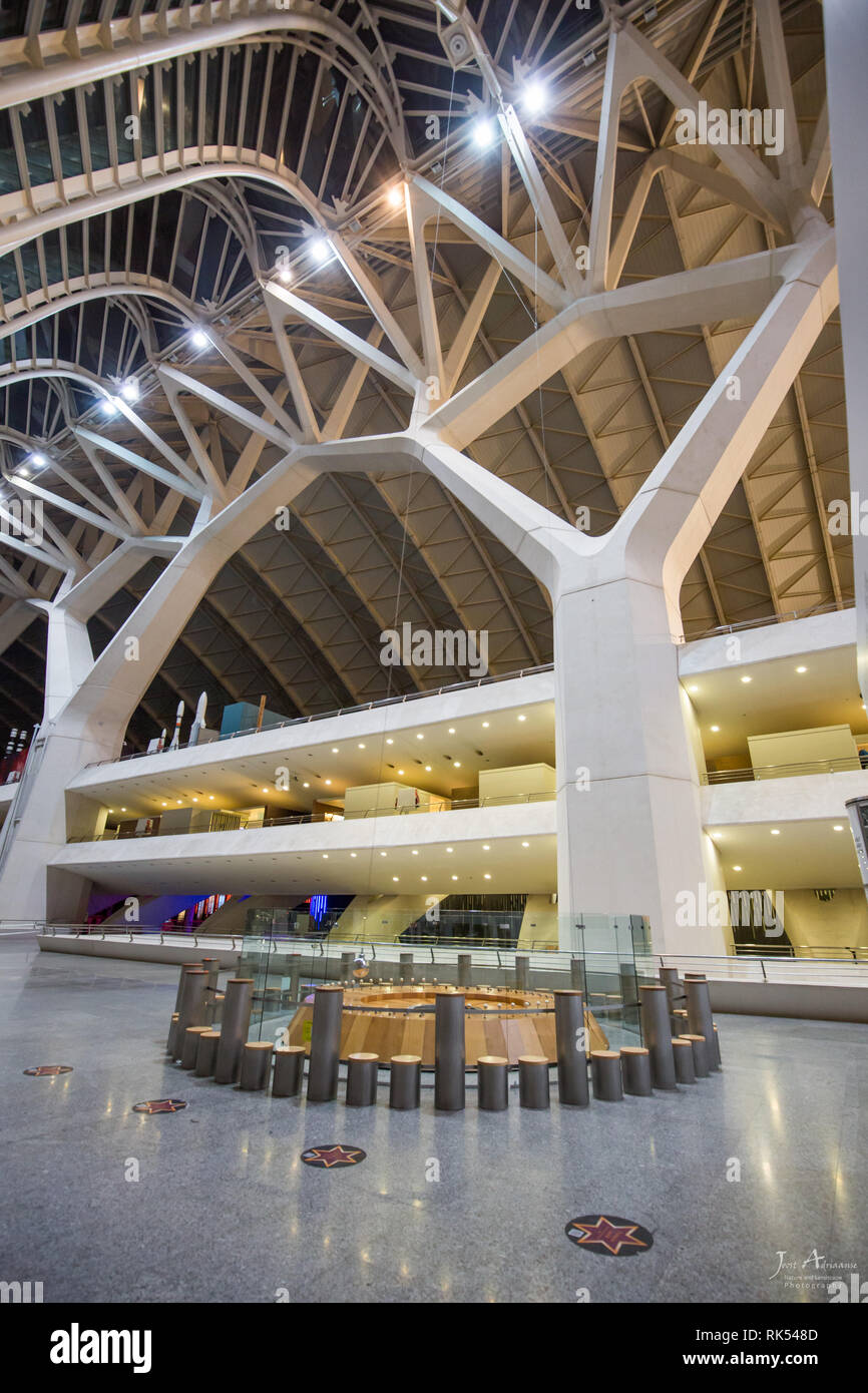 Imax theater and scientific museum in Valencia, Spain Stock Photo - Alamy