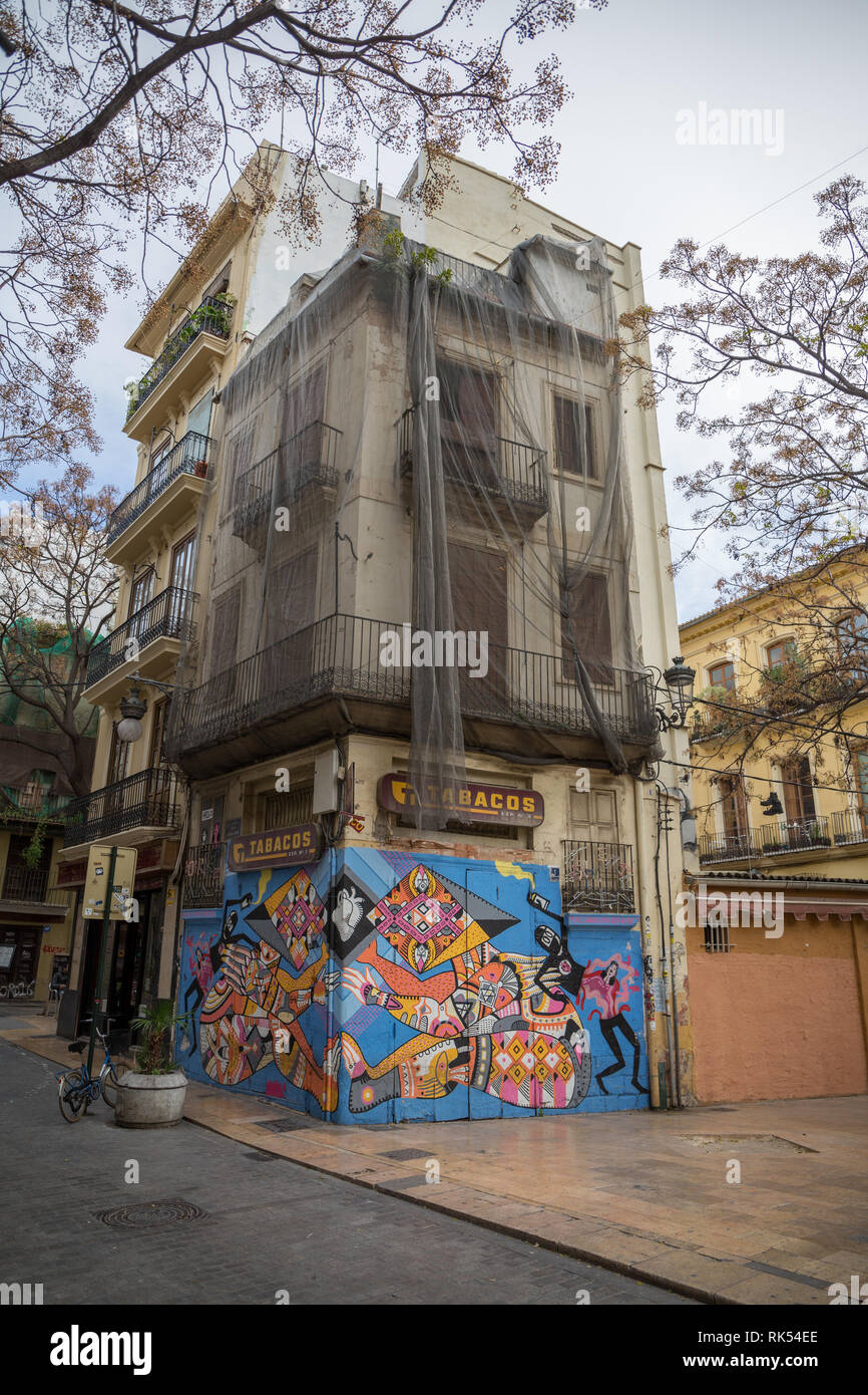 Beautiful streets valencia hi-res stock photography and images - Alamy
