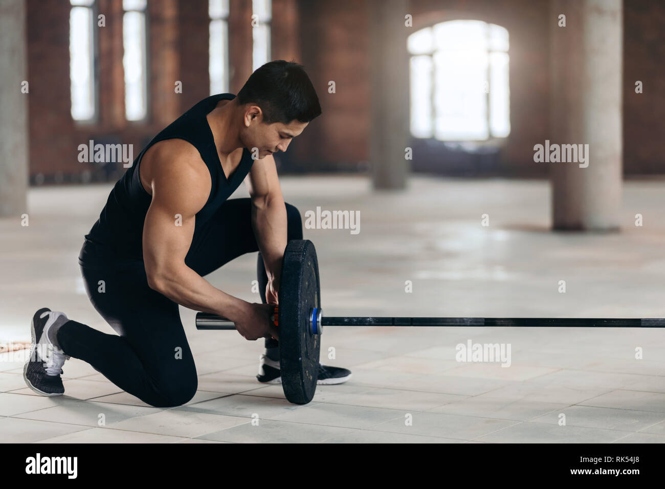 Asian muscle man six pack hi-res stock photography and images - Alamy