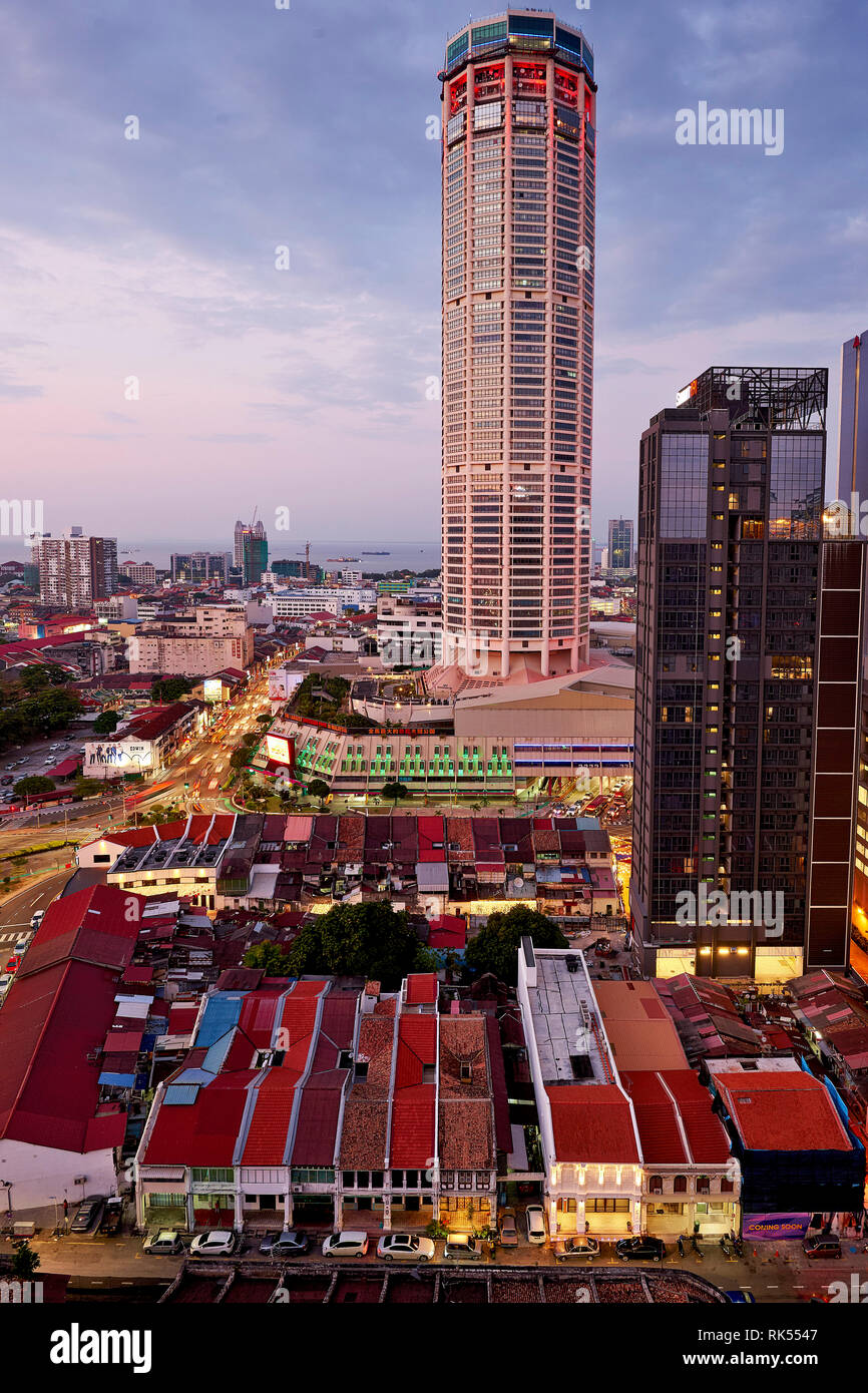 Penang komtar skyline hi-res stock photography and images - Alamy