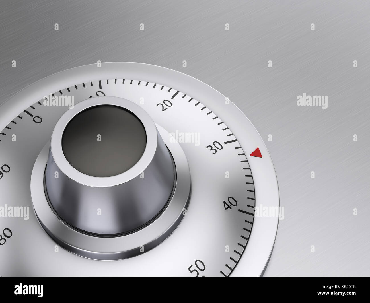 Combination lock safe on a metal background. 3d illustration Stock ...