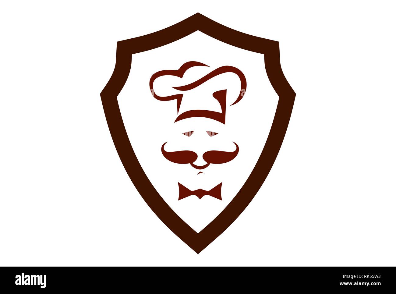 Chef logo hi-res stock photography and images - Alamy