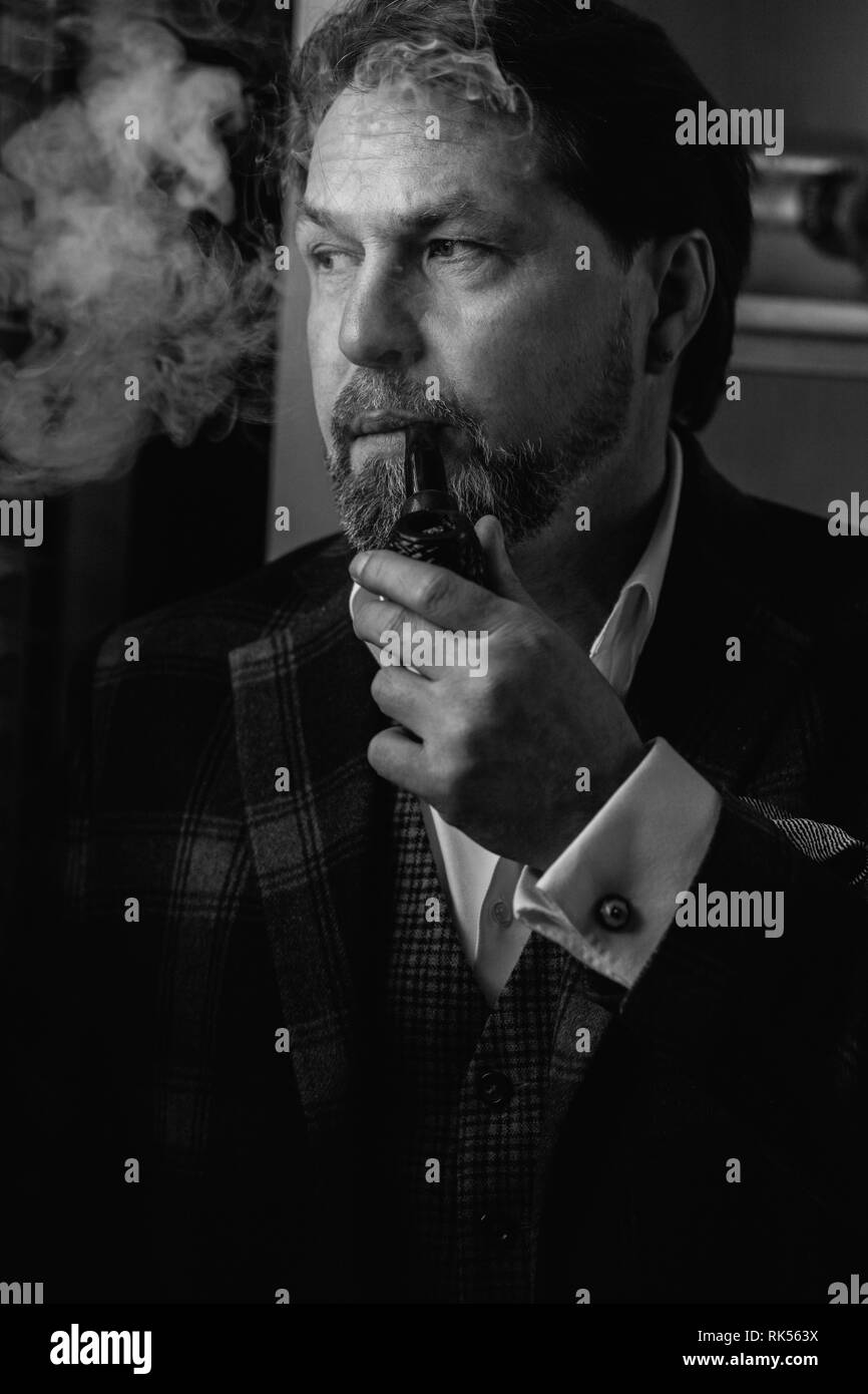 Male owner fashion business Black and White Stock Photos & Images - Alamy