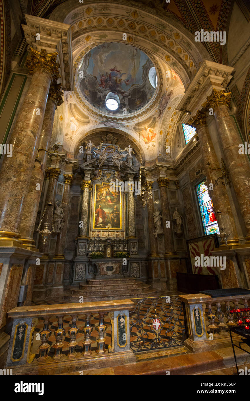 Catedral of San Lorenzo in Lugano, Switzerland Stock Photo - Alamy