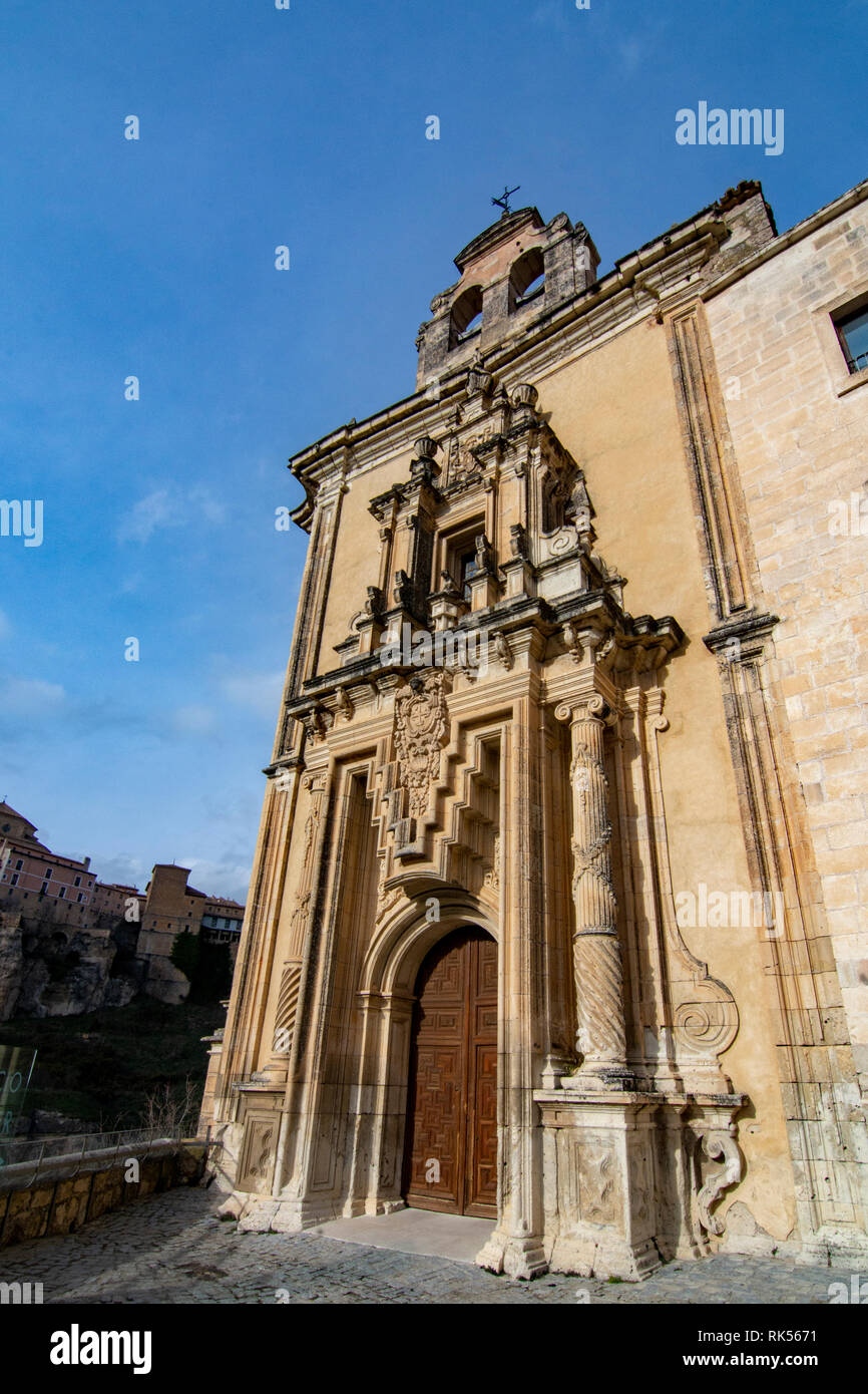 Cuenca, Spain; February 2017: Parador de Cuenca. Saint Paul monastery ...