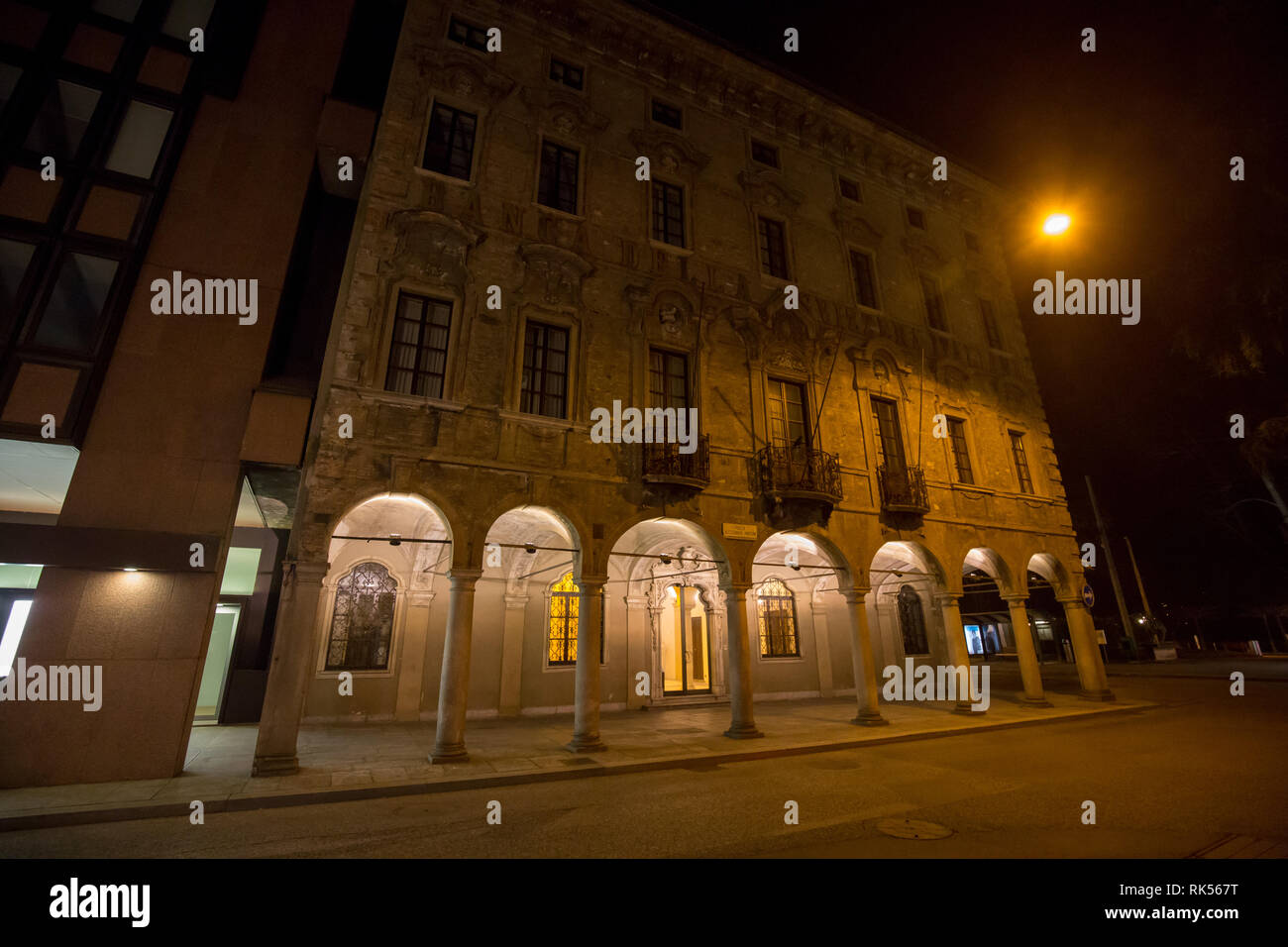 The building of the Italian bank of swiss (banque de la swiss italiana ...
