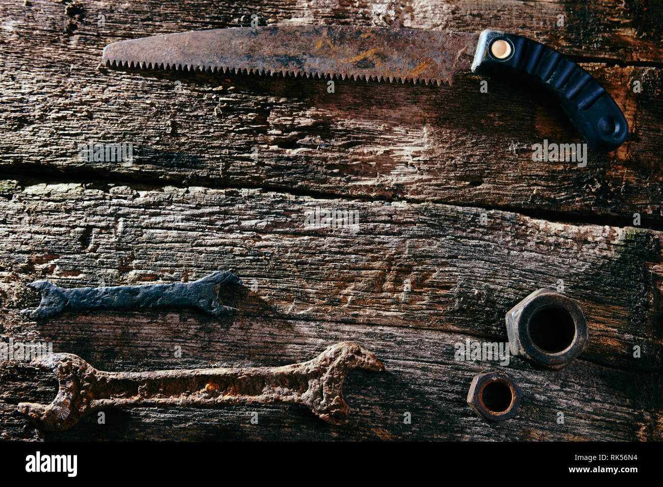 Dirty and rusted tools hi-res stock photography and images - Alamy