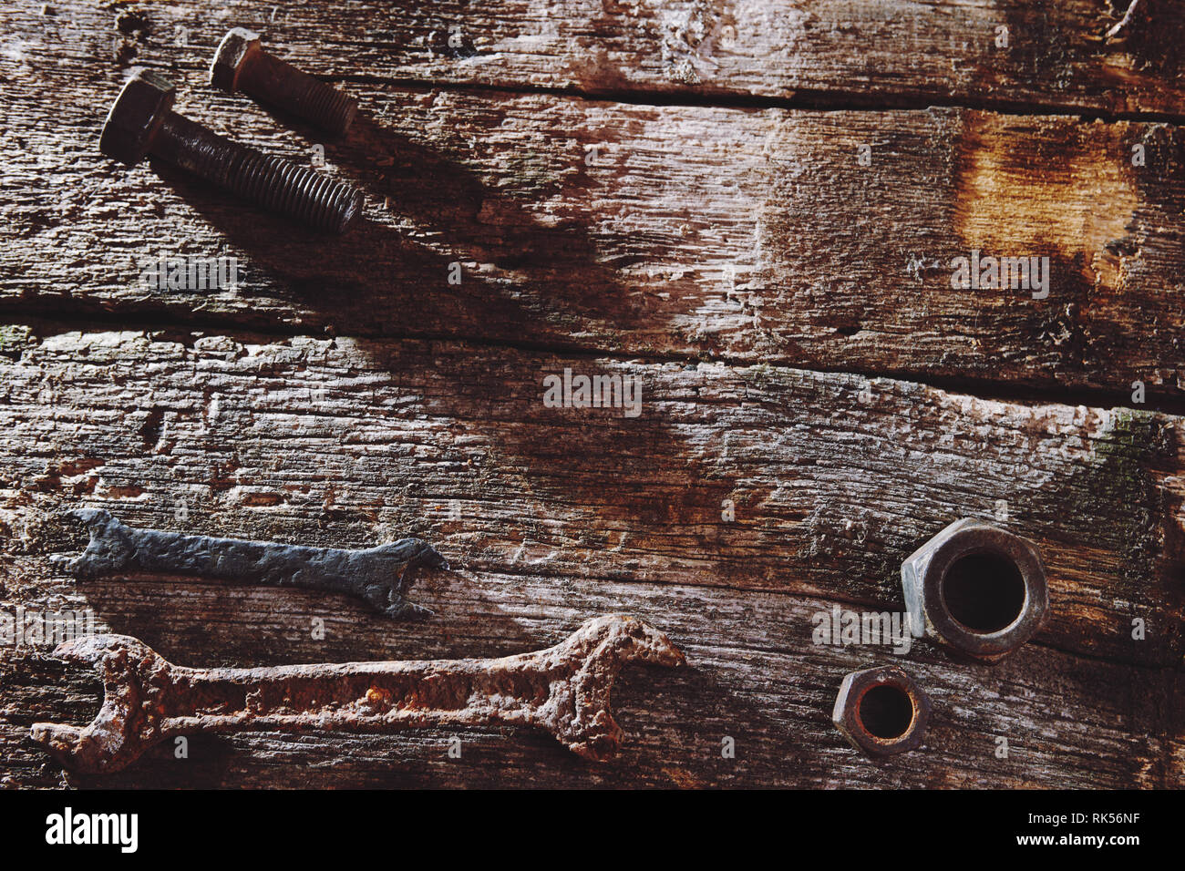 Dirty and rusted tools hi-res stock photography and images - Alamy