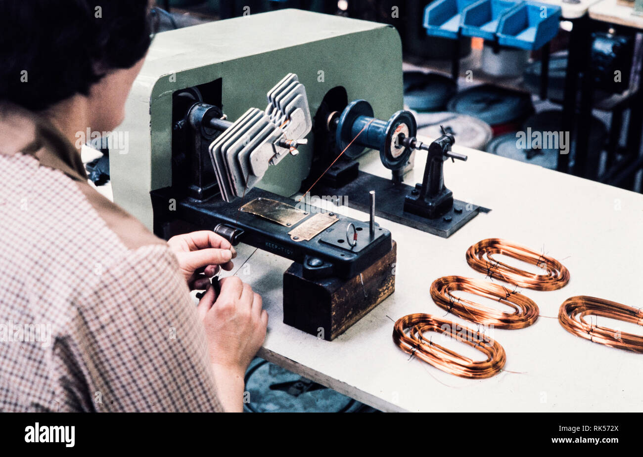 Hand Winding Coils for Electric Motors Stock Photo - Alamy