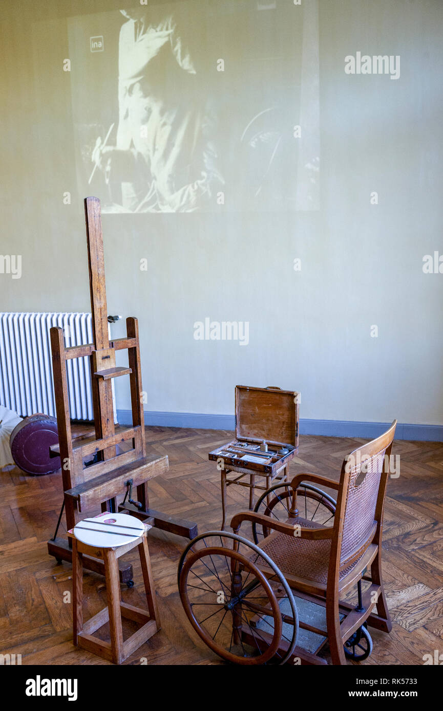France. Alpes-Maritimes (06). Cagnes sur mer. Renoir Museum. Piece and ...