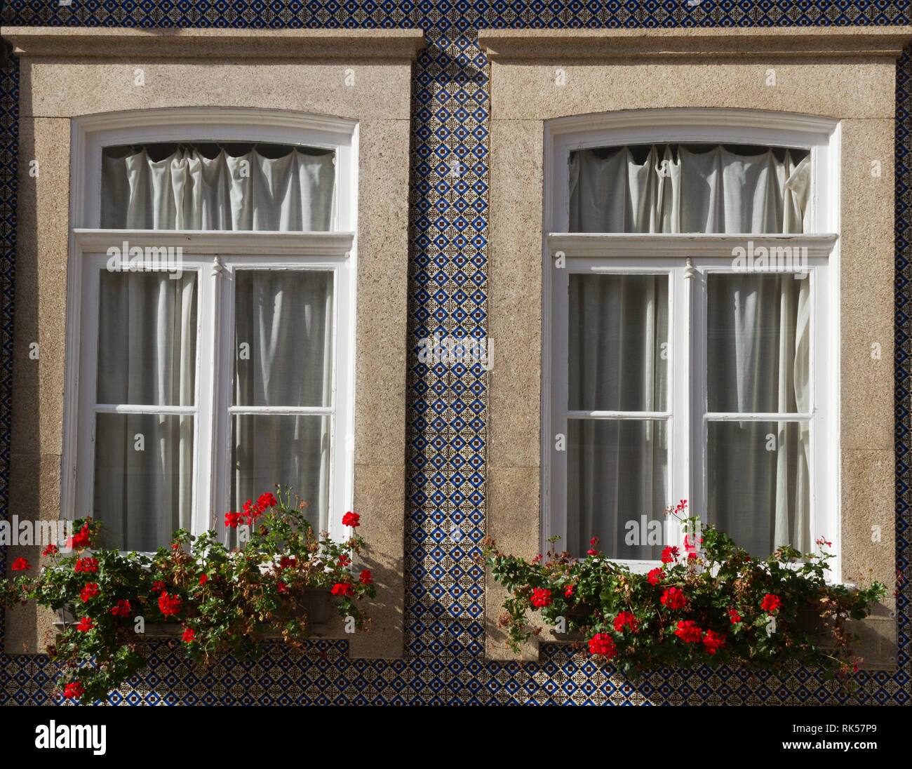 Close windows outside of house Stock Photo - Alamy