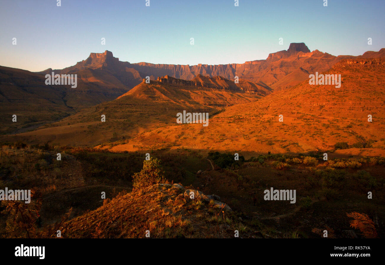 Landscape at Drakensberg Mountains, South Africa Stock Photo - Alamy