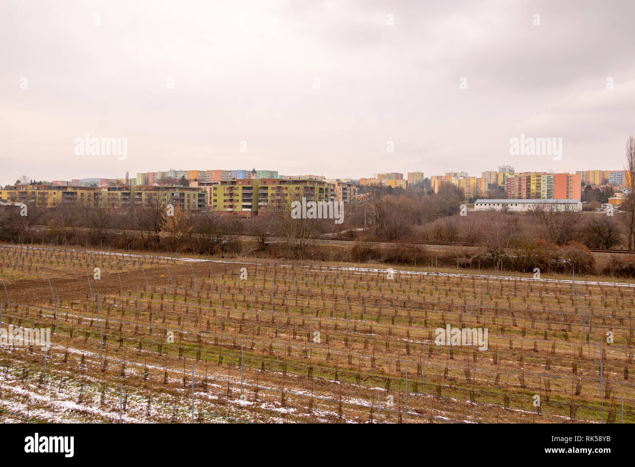 Communist socialist architecture. Architectural detail and pattern of ...