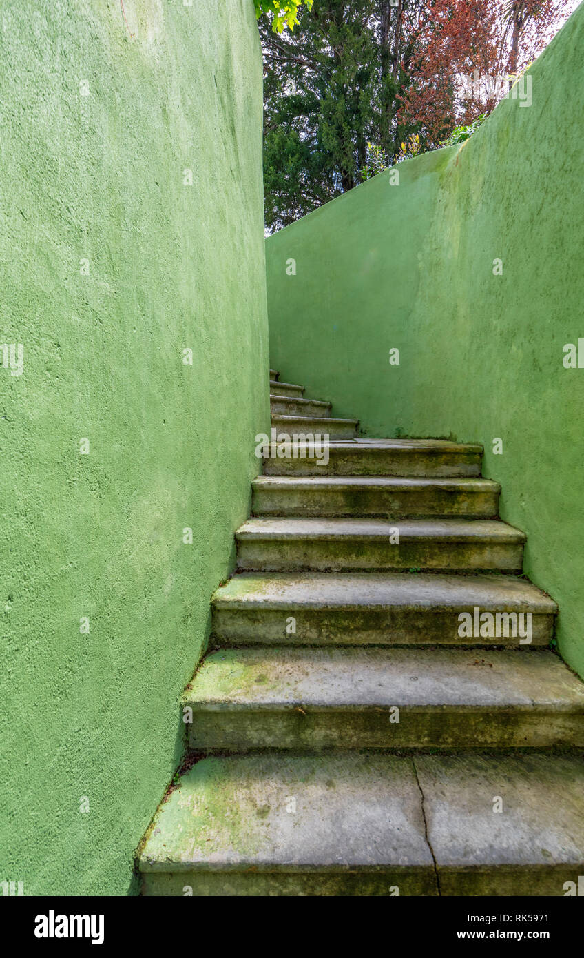 Street stairs in town Stock Photo - Alamy