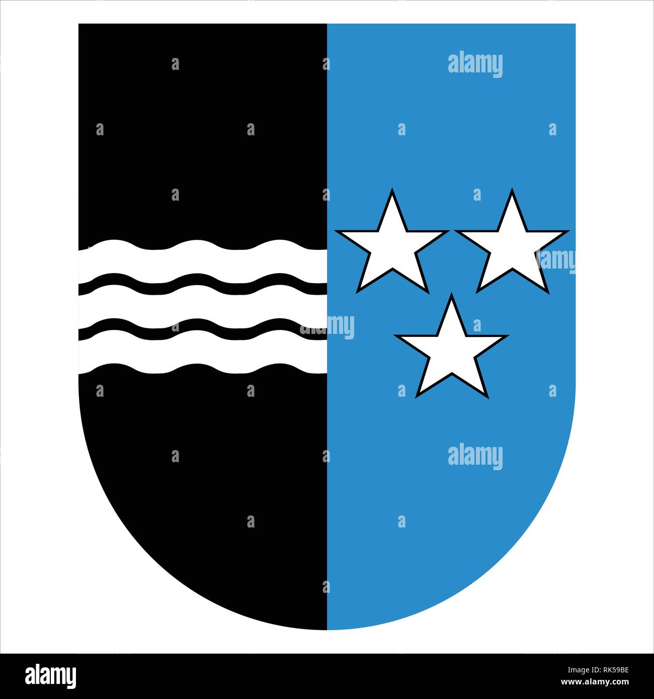 Canton flag switzerland Stock Vector Images - Alamy