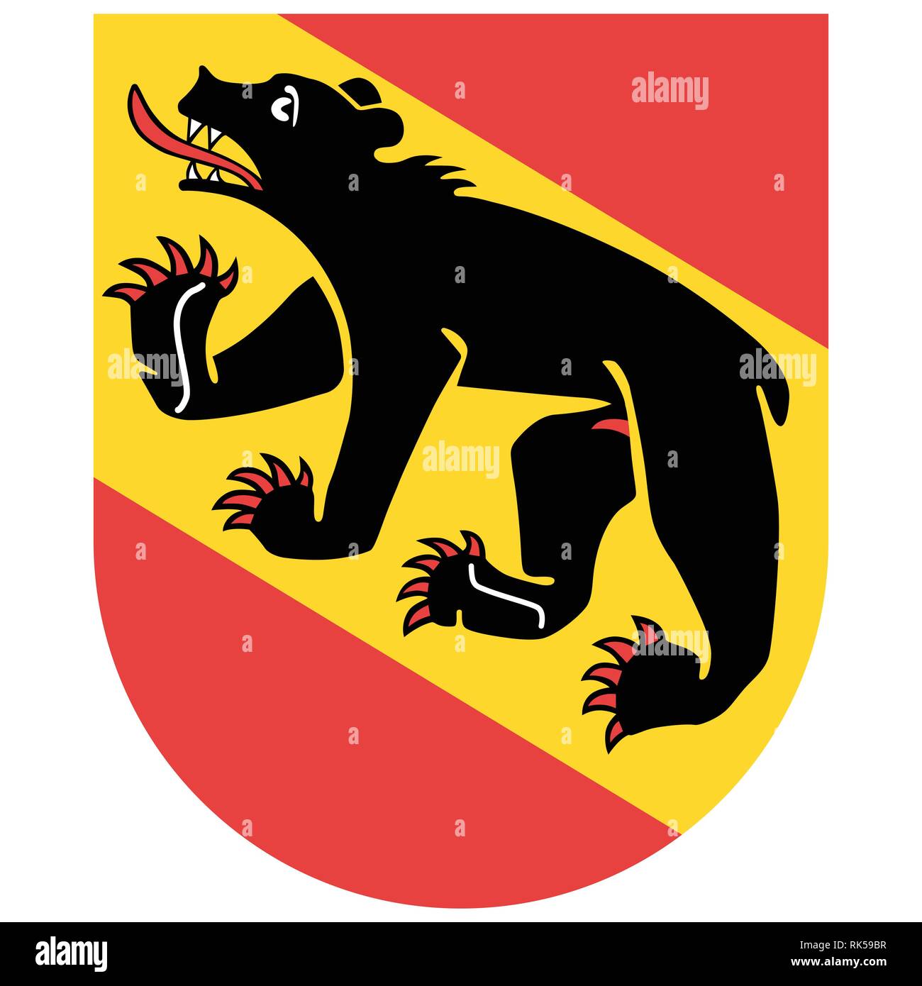 Flags canton bernese hi-res stock photography and images - Alamy