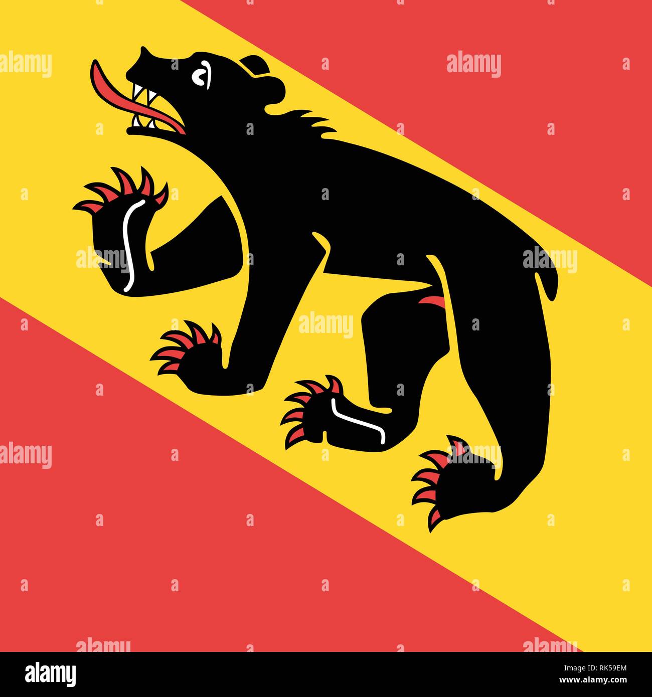 Flags canton bernese hi-res stock photography and images - Alamy